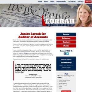 Campaign Website Design for County Treasurer Candidates
