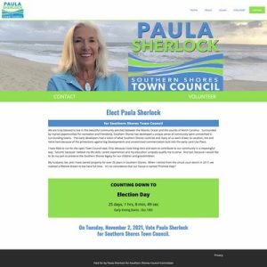City Council Campaign Website Design - Online Candidate